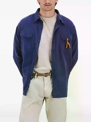 FORTELA Mescal Cotton Shirt - Blue