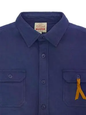 FORTELA Mescal Cotton Shirt - Blue