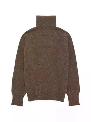 FORTELA Piero High-neck Sweater - Brown