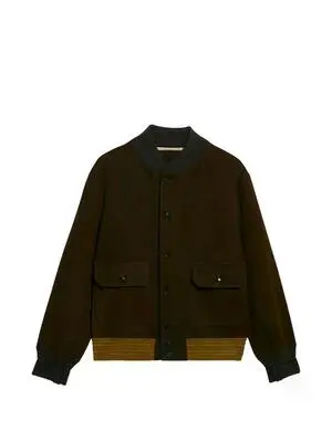 FORTELA Button Bomber Jacket