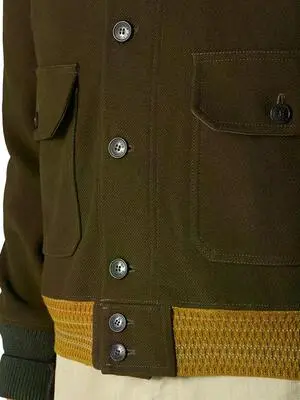 FORTELA Button Bomber Jacket
