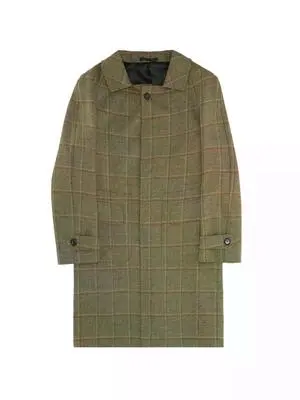 FORTELA Amadeo Plaid Single-breasted Coat