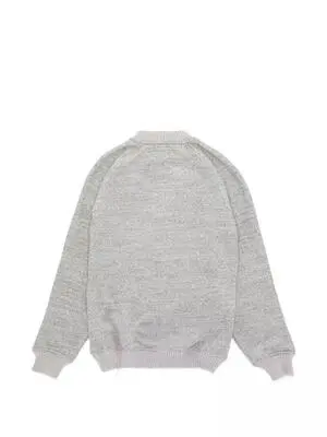 FORTELA Raglan Ribbed Knit Mayfair Sweatshirt - Grey
