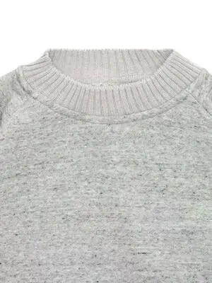FORTELA Raglan Ribbed Knit Mayfair Sweatshirt - Grey