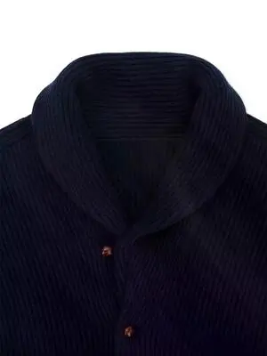 FORTELA Shawl-collar Knitwear - Blue