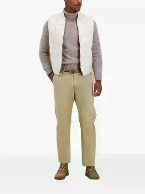 FORTELA Quilted Zip Vest - Neutrals