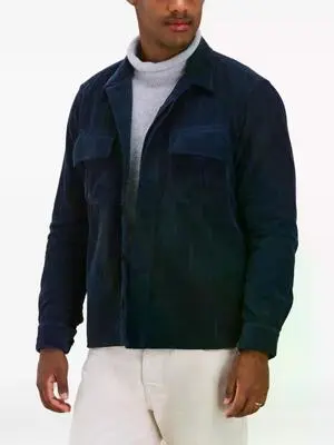 FORTELA Corduroy Pockets Overshirt - Blue