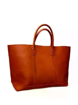 FORTELA Heart-motif Handle Tote Bag - Brown