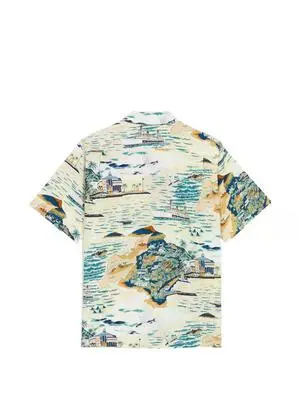 FORTELA Santacatalina Tropical-print Shirt - Neutrals