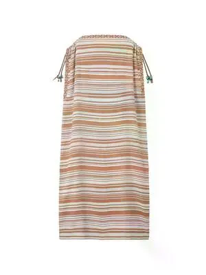FORTELA Striped Caftan Dress