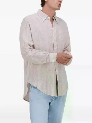 FORTELA King Striped Shirt - Neutrals