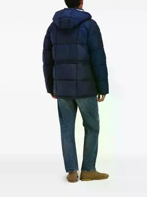 FORTELA Quilted Hooded Jacket - Blue