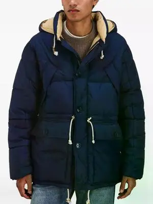 FORTELA Quilted Hooded Jacket - Blue