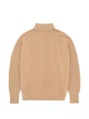 FORTELA Brighton High-neck Ribbed Sweater - Neutrals