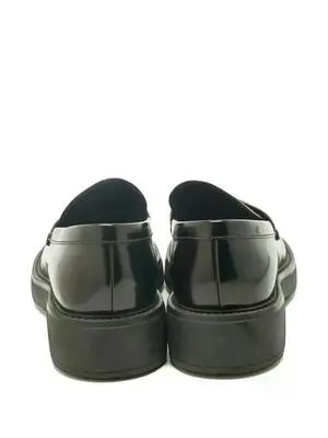 Prada Leather Slip-on Loafers