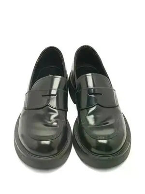 Prada Leather Slip-on Loafers