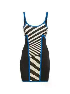 Versace Striped Mini Dress