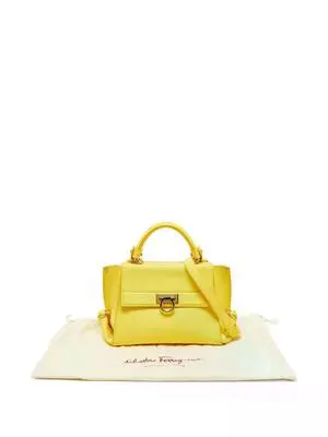 FERRAGAMO Sofia Leather Satchel