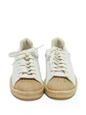 Alexander Wang Jute-toe Leather Sneakers