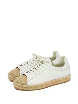 Alexander Wang Jute-toe Leather Sneakers