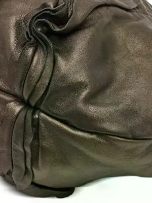 Prada Leather Ruffle Shoulder Bag