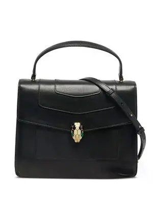 BVLGARI Calf Leather Satchel