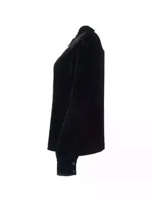 TOM FORD Velvet Long-sleeve Shirt
