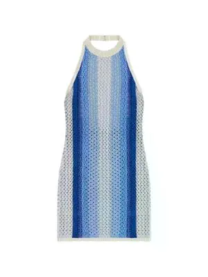 Kith Crochet Anya Mini Dress - Blue