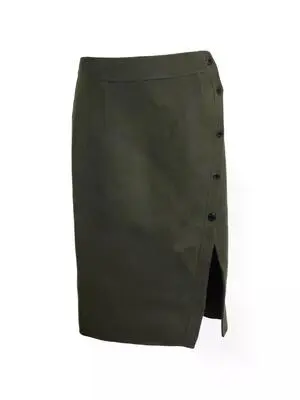 Sandro Side-button Pencil Midi Skirt