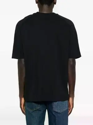 Emporio Armani Heavy Jersey T-shirt With Shield Embroidery