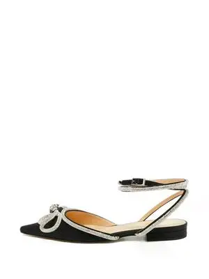 Mach & Mach Satin Bow Sandals