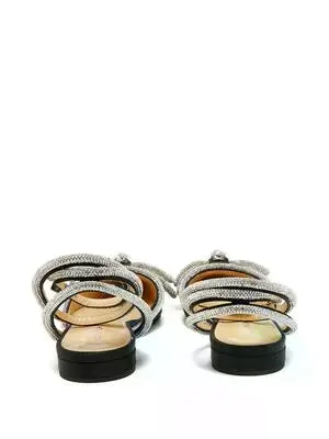 Mach & Mach Satin Bow Sandals