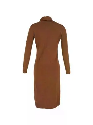 Max Mara Knitted Turtleneck Dress