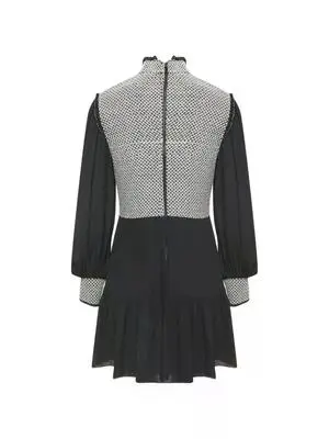 Alice + Olivia Embroidered Mini Dress
