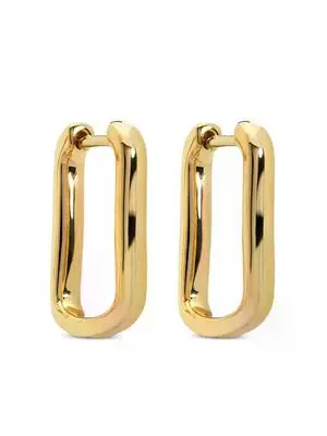 Monica Vinader Recycled 18k Vermeil Alta Capture Huggie Earrings - Gold