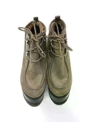 SERGIO ROSSI Platform Lace-up Boots