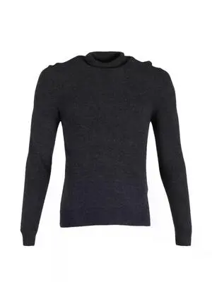 Mr P. Roll-neck Ribbed Knit Sweater