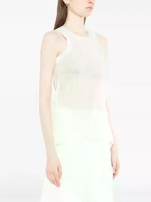 Sacai Ribbed See-through Top