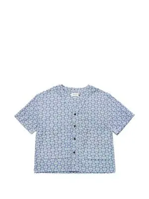 HONOR THE GIFT Short-sleeves Button-up Shirt - Blue
