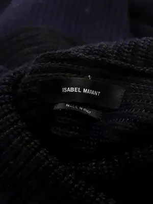 ISABEL MARANT VINTAGE Ribbed Knit Turtleneck Sweater
