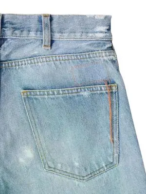 FORTELA High-waisted Five-pocket Denim Wide-leg Jeans