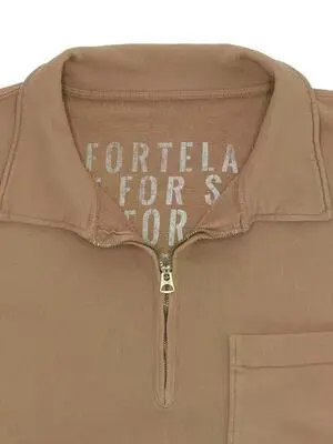 FORTELA Yale Quarter-zip Sweatshirt - Brown