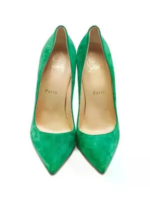 CHRISTIAN LOUBOUTIN So Kate Suede Pumps - Green