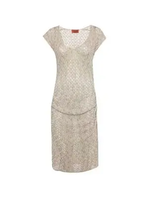 Missoni Lurex Knit Maxi Dress - Neutrals