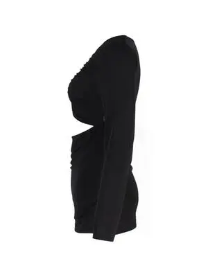Victoria Beckham Cutout Ruched Top