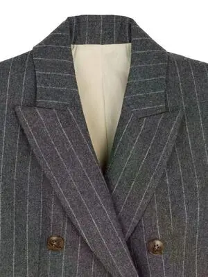 FORTELA Pinstripe Double-breasted Jacket