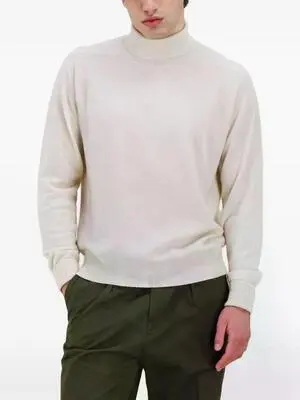 FORTELA High-neck Raglan-sleeve Jumper - Neutrals