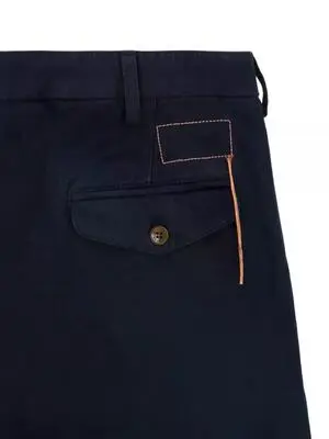 FORTELA Riviera Reversed Canvas Trousers - Blue