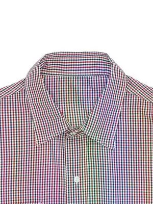 FORTELA Work Plaid Patch-pocket Shirt - Red