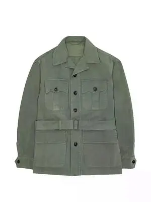 FORTELA Buttoned Belted Jacket